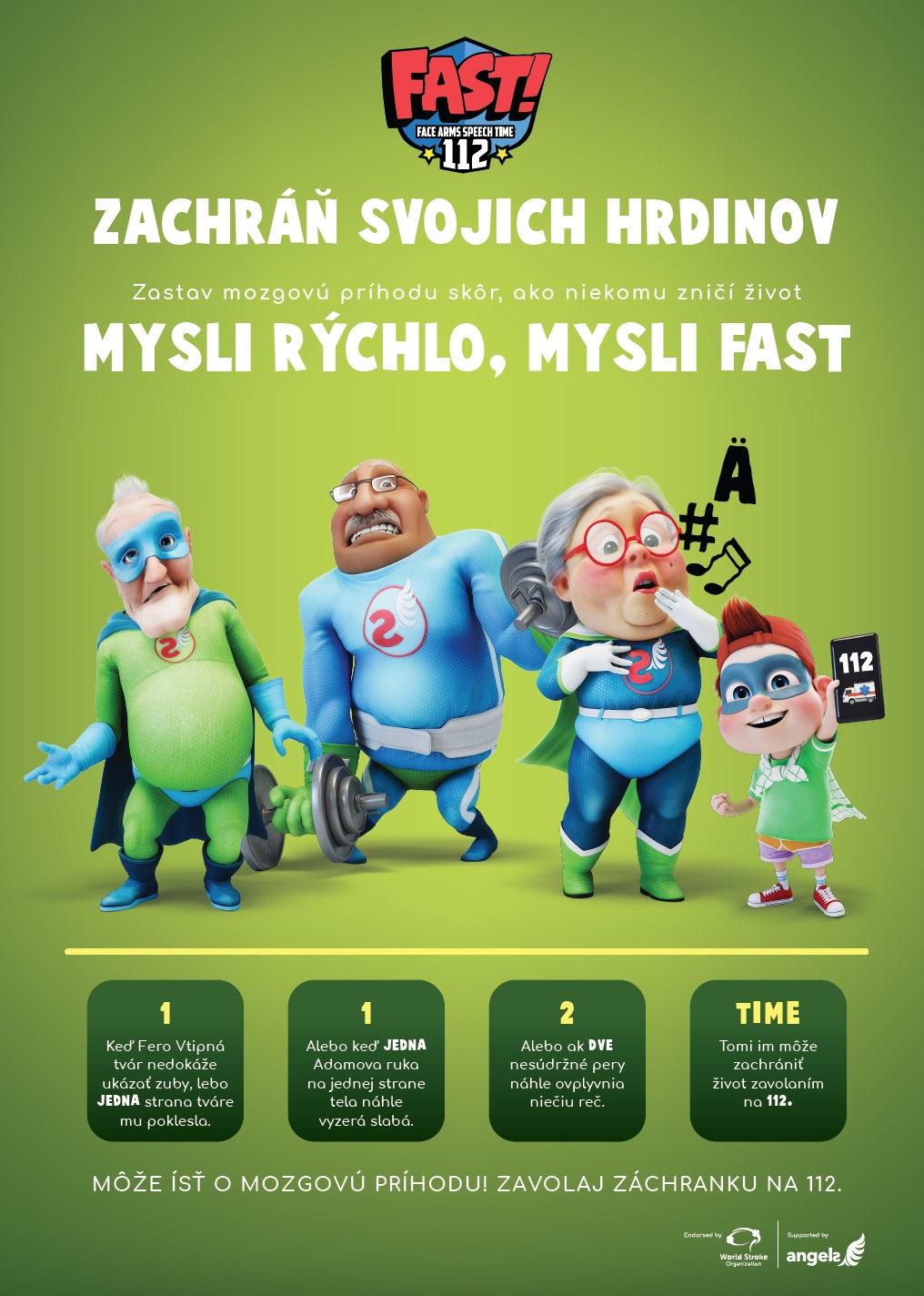 Nová generácia hrdinov: už milión detí pozná príznaky mozgovej príhody ...